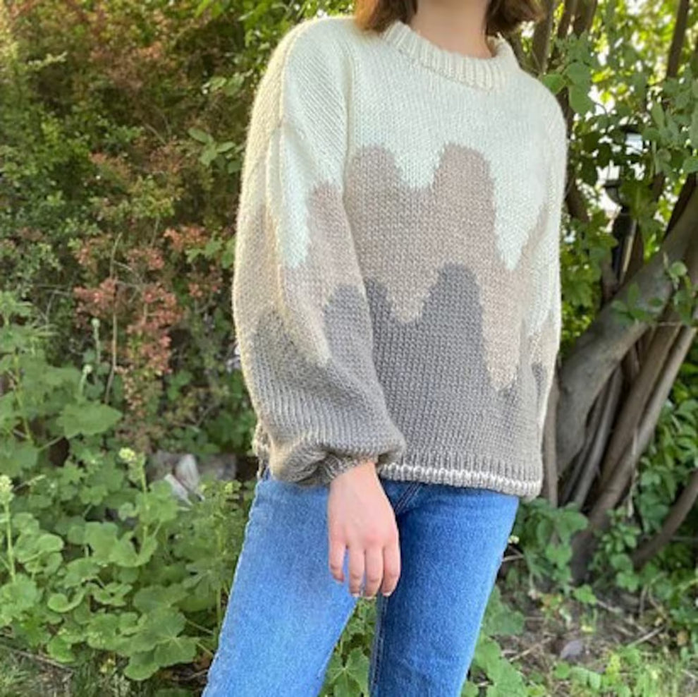 Get A Drip Sweater Digital Knitting Pattern – Anxiousgirlknits